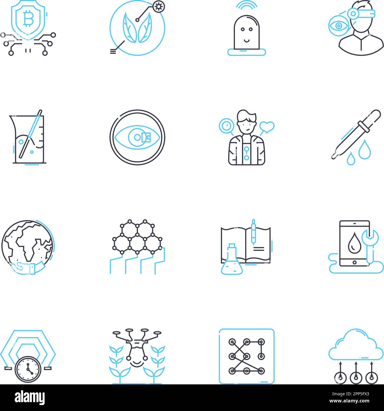 Lineare Symbole für Computersysteme. Automatisierung, künstliche ...