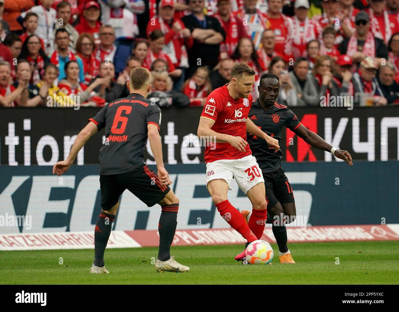 22 April 2023 Mewa Arena Mainz Ger 1 Fbl 1 Fsv Fsv Fsv Mainz 05
