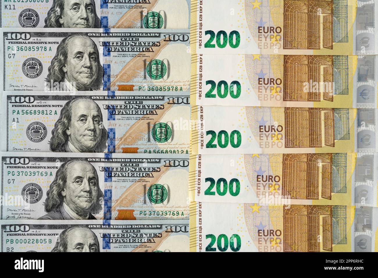 Banknoten von 100 us dollar und 100 euro -Fotos und -Bildmaterial in ...