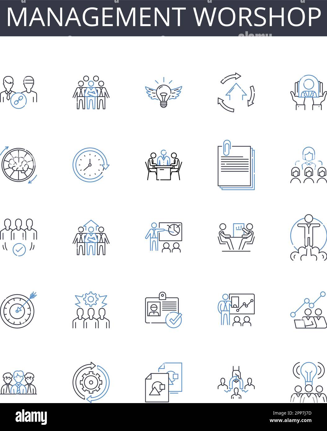 Lean manufacturing workshop Stock-Vektorgrafiken kaufen - Alamy