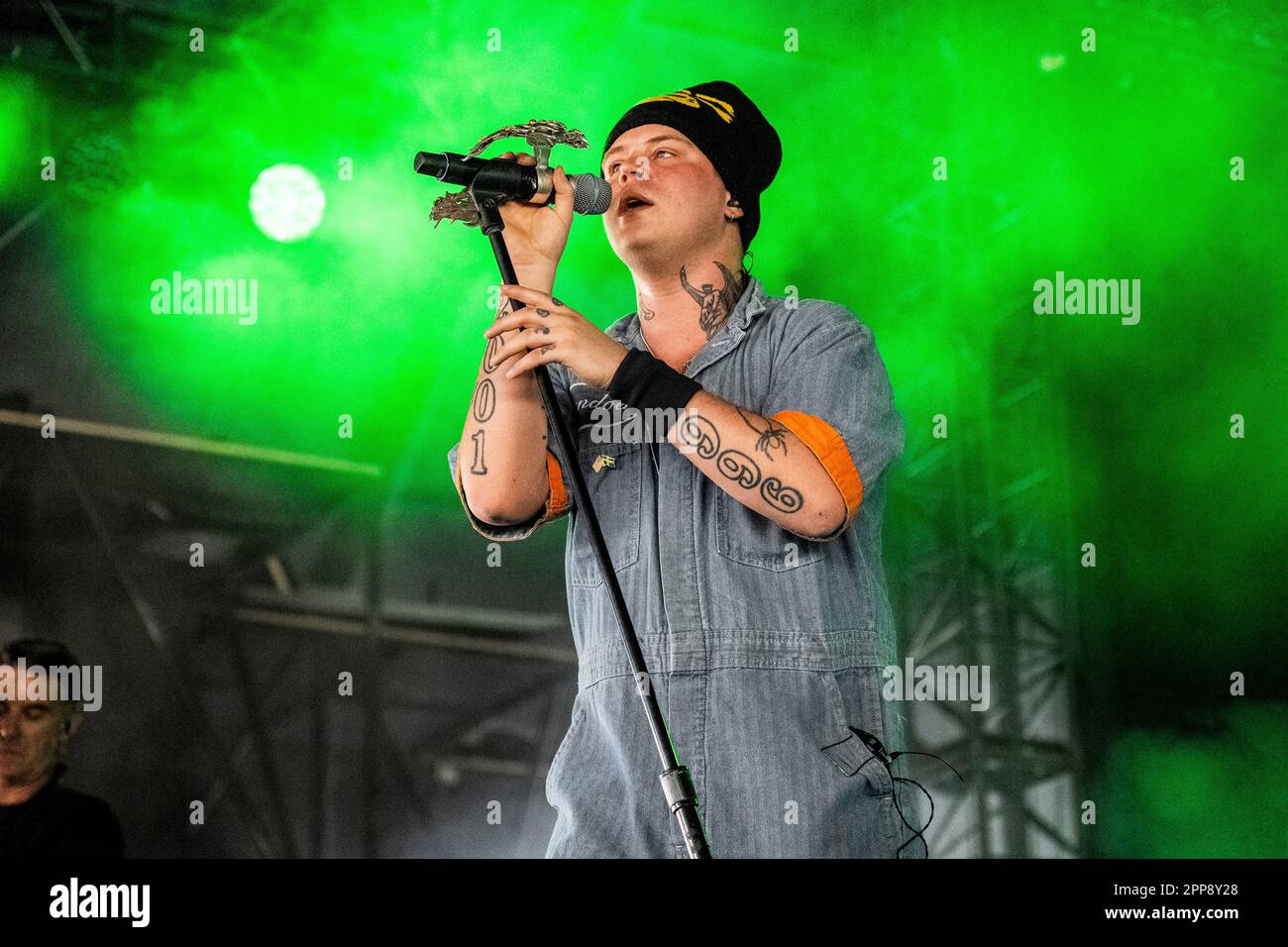 Yung Lean performs at the Coachella Music and Arts Festival at the ...