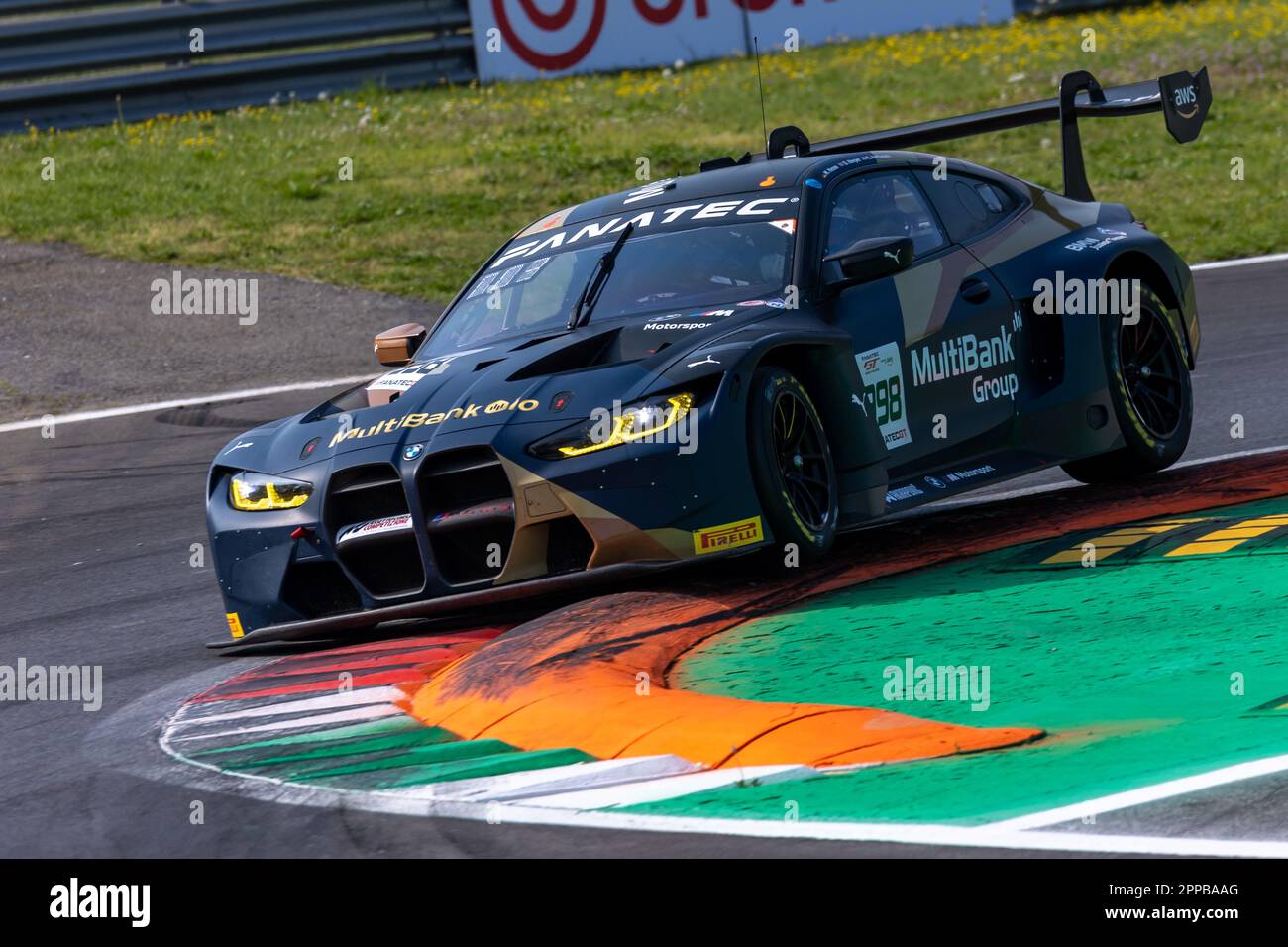Monza, Italien. 23. April 2023. Rowe Racing (BMW M4 GT3) Daniel Harper ...