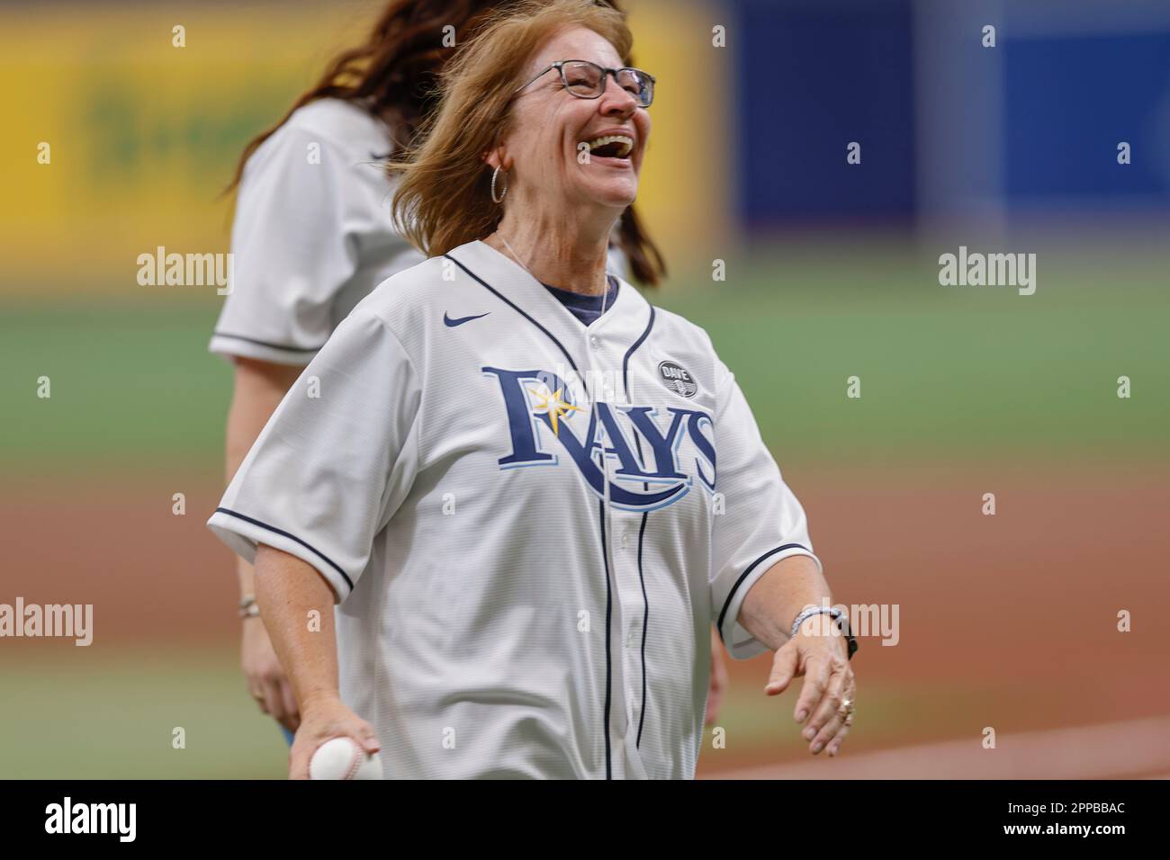 St. Petersburg, Florida, USA; die Tampa Bay Rays ehren den legendären ...