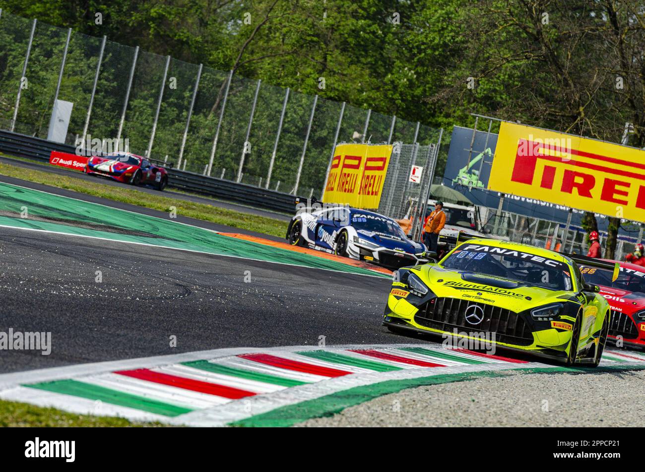 Monza, Italien. 23. April 2023. Monza, Monza, Italien, 23. April 2023, #3 - GETSPEED - FAHRER ...