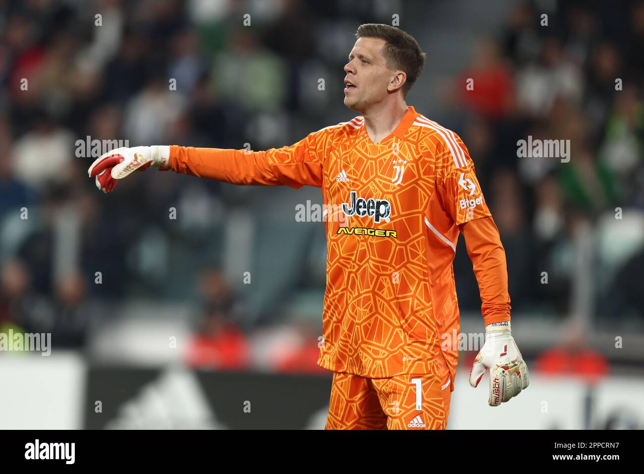Turin, Italien. 23. April 2023. Wojciech Szczesny vom FC Juventus ...
