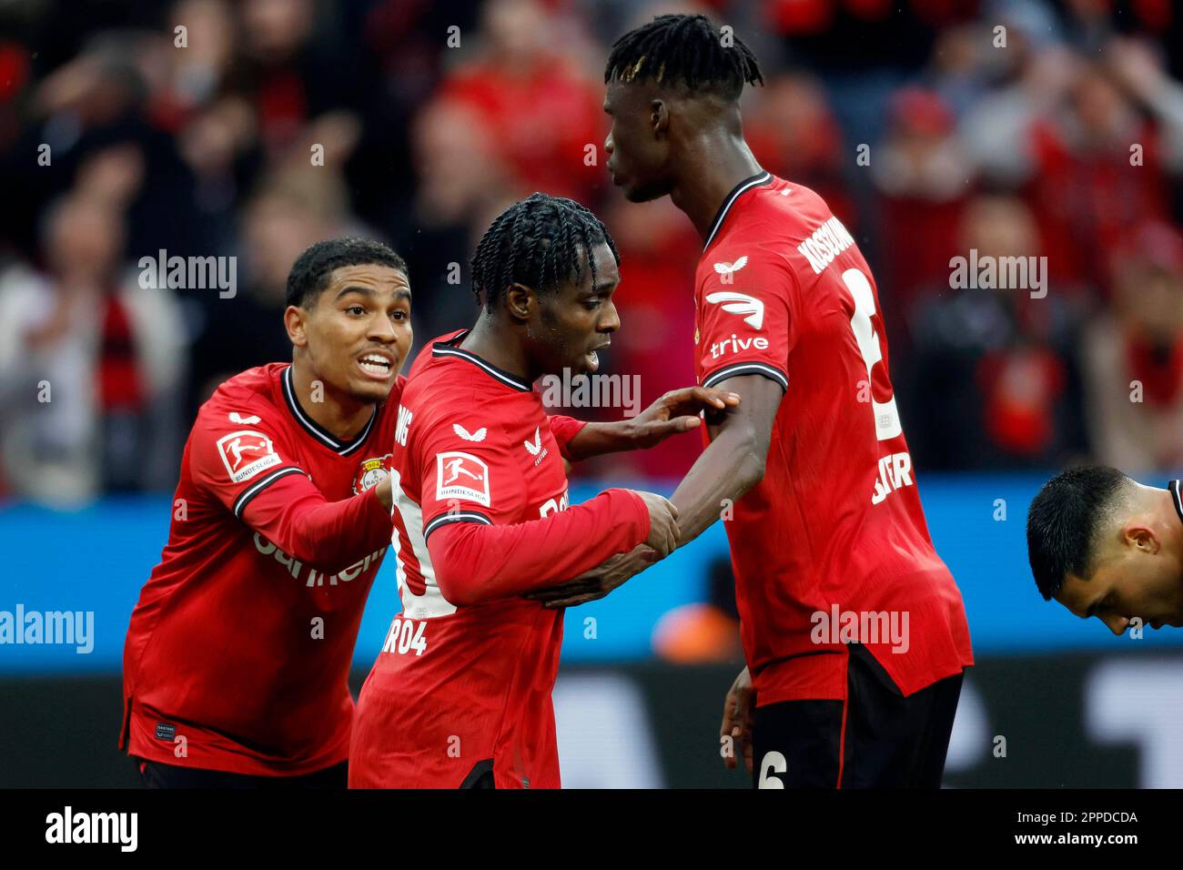 1 Leverkusen, Deutschland. Fussball Bundesliga, 29. Spieltag, Matchday ...