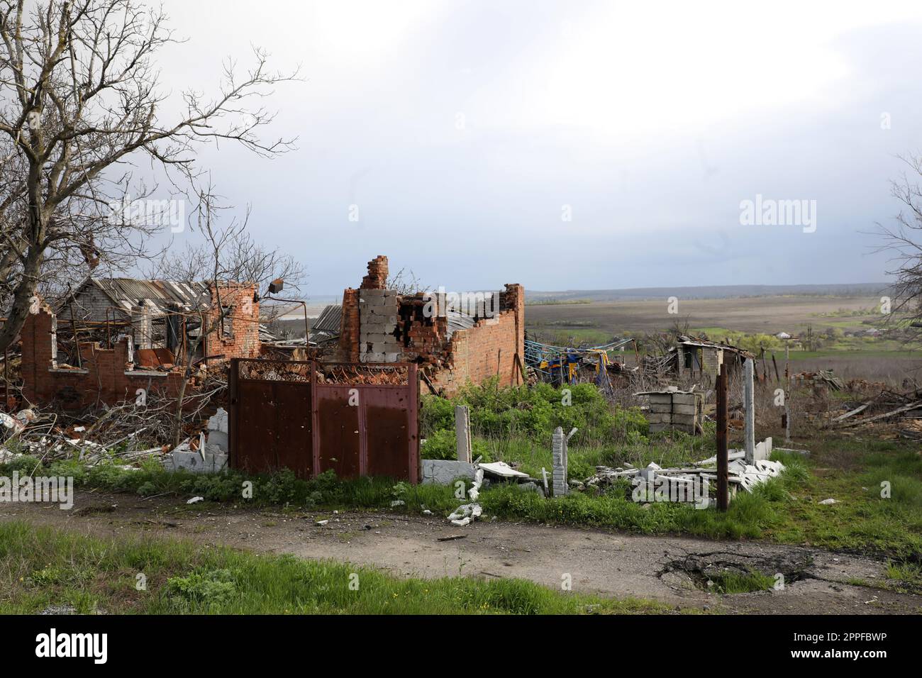 DOLYNA, UKRAINE - 23. APRIL 2023 - in Dolyna, Region Donezk, Ostukraine ...