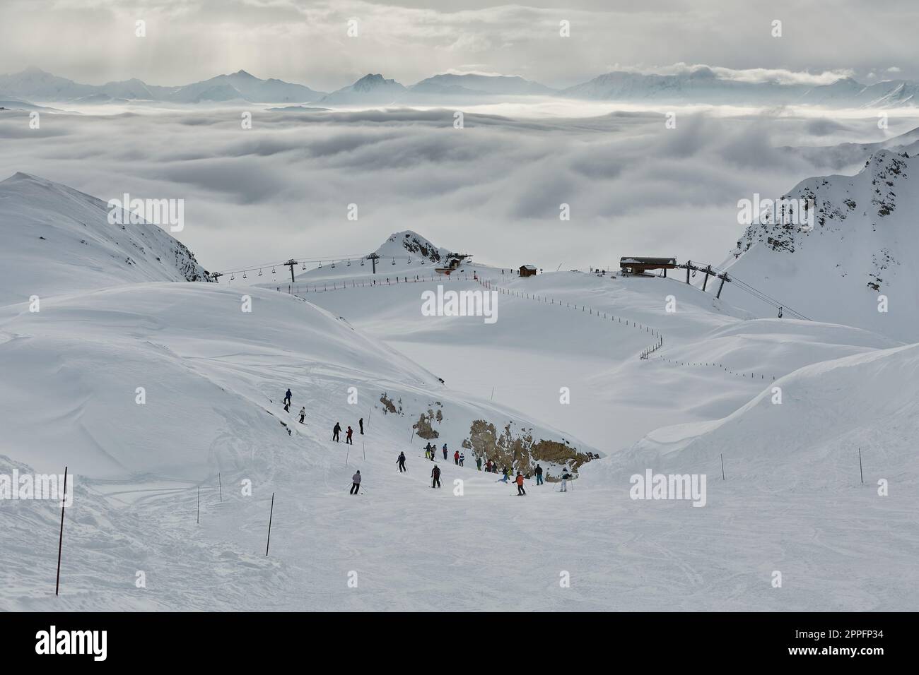 Skiing piste -Fotos und -Bildmaterial in hoher Auflösung – Alamy