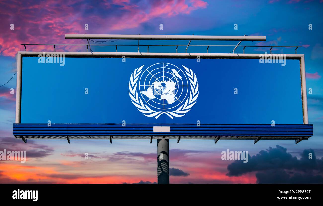 Logo vereinten nationen -Fotos und -Bildmaterial in hoher Auflösung – Alamy