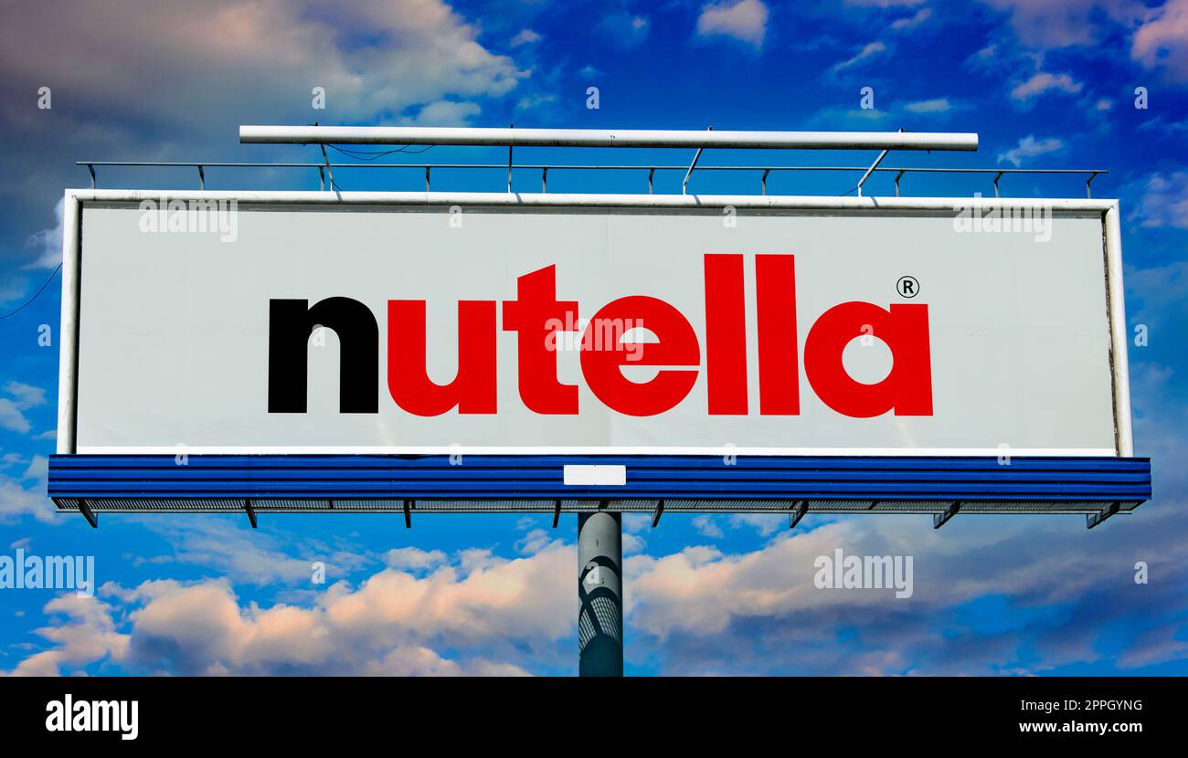 Logo nutella -Fotos und -Bildmaterial in hoher Auflösung – Alamy