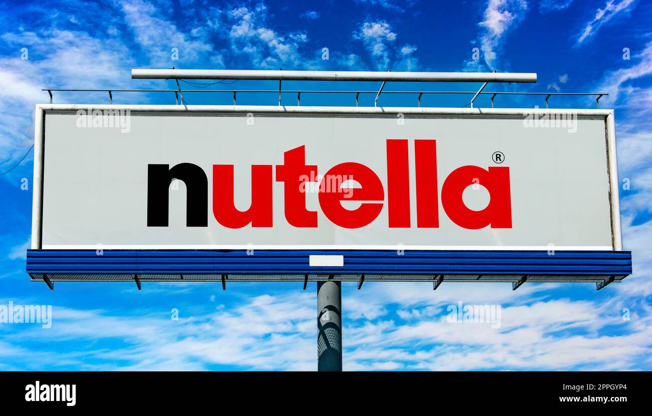 Logo nutella -Fotos und -Bildmaterial in hoher Auflösung – Alamy