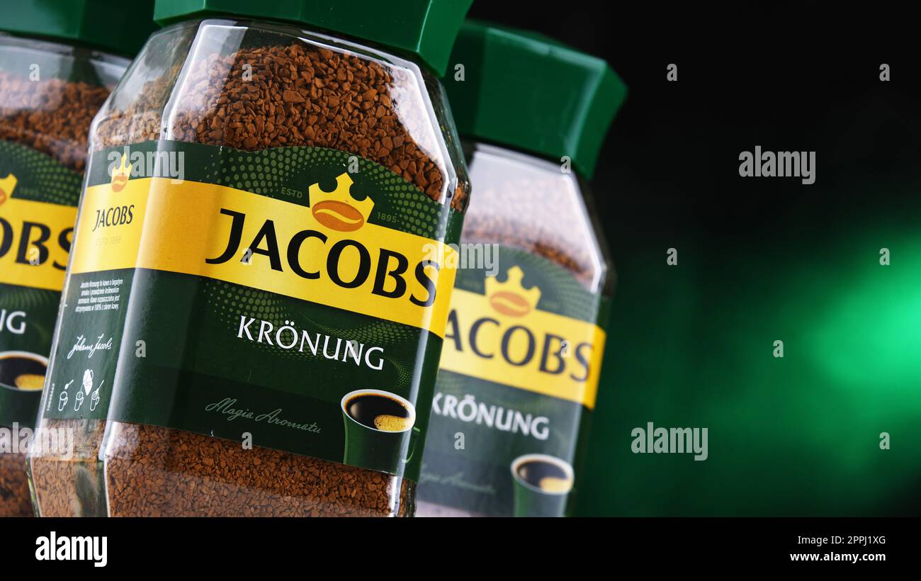 Kaffeeprodukte von Jacobs Douwe Egberts Stockfotografie - Alamy