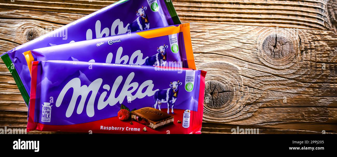 Milka logo -Fotos und -Bildmaterial in hoher Auflösung – Alamy