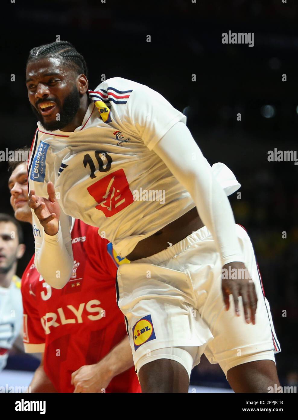 Während der IHF Männer-Weltmeisterschaft 2023 findet am 29. Januar 2023 ...