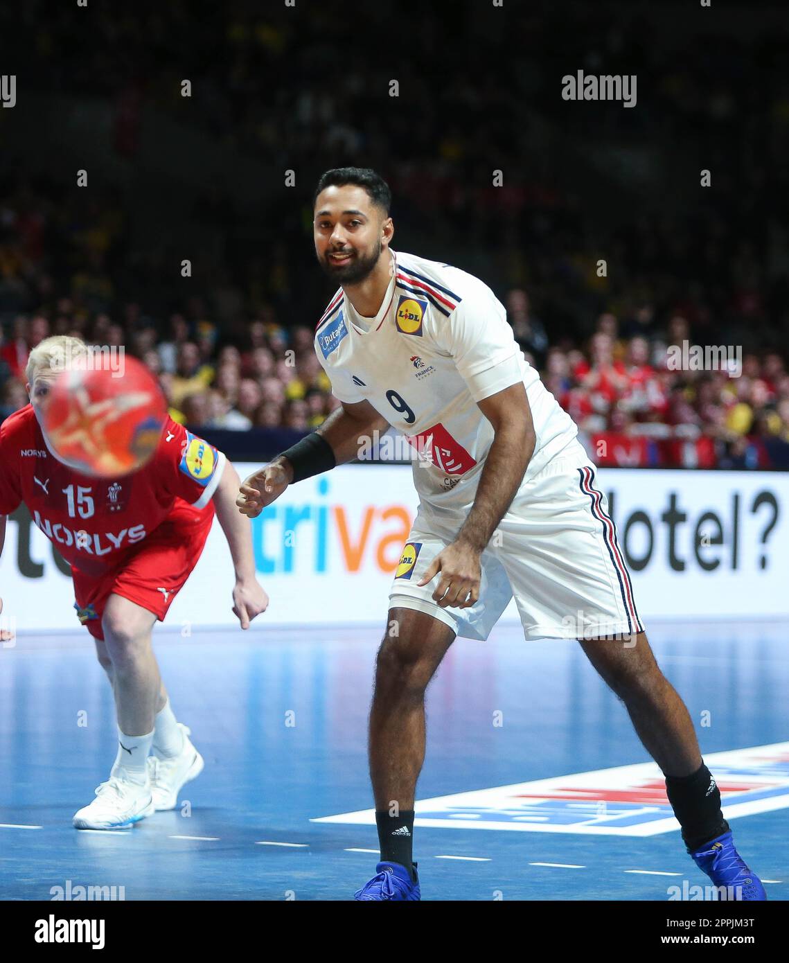 Während der IHF Männer-Weltmeisterschaft 2023 findet am 29. Januar 2023 ...