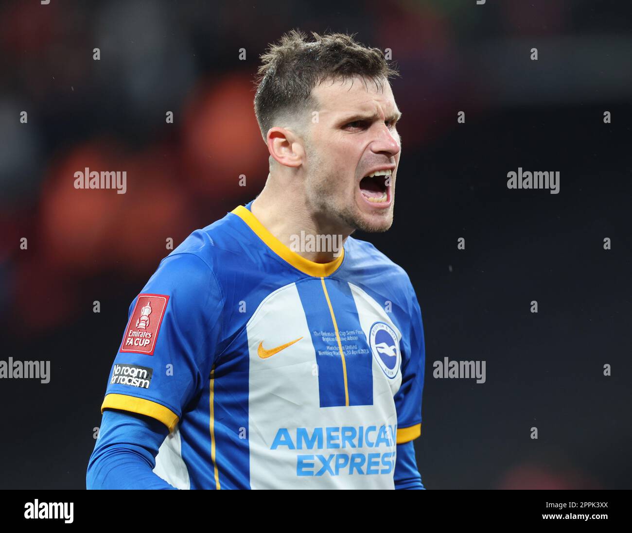 Pascal Grob von Brighton & Hove Albion feiert sein Tor vom ...