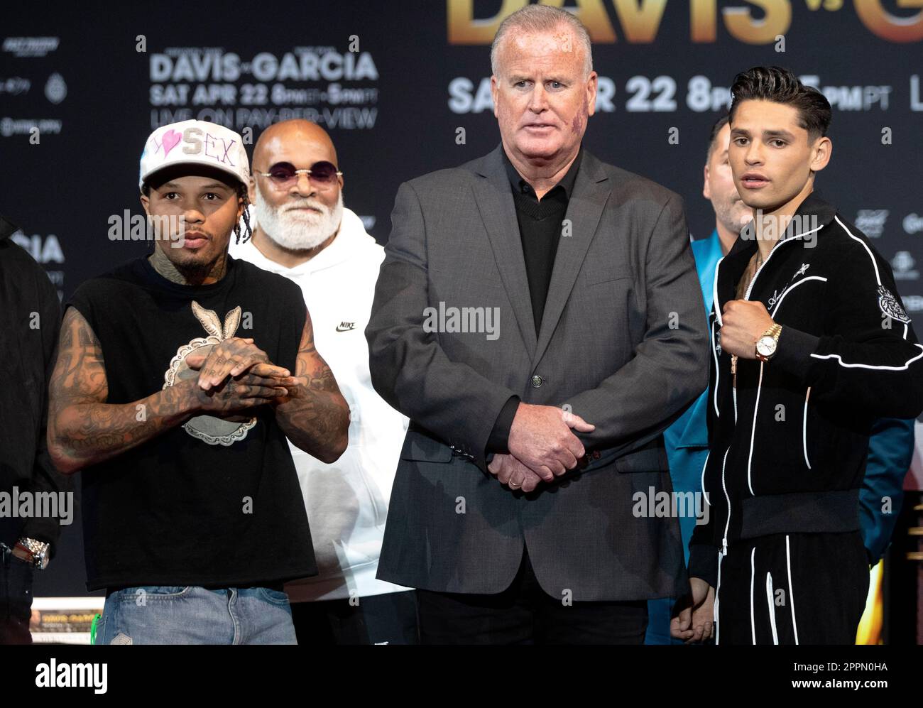 Undefeated lightweight boxer Gervonta Davis, left, and undefeated super ...