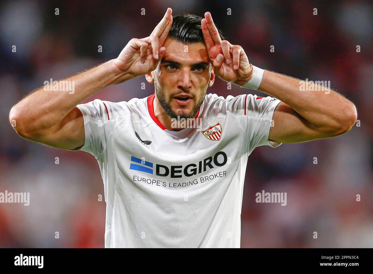 Rafa mir vom FC Sevilla während des Spiels La Liga zwischen dem FC Sevilla und dem CF Villarreal ...