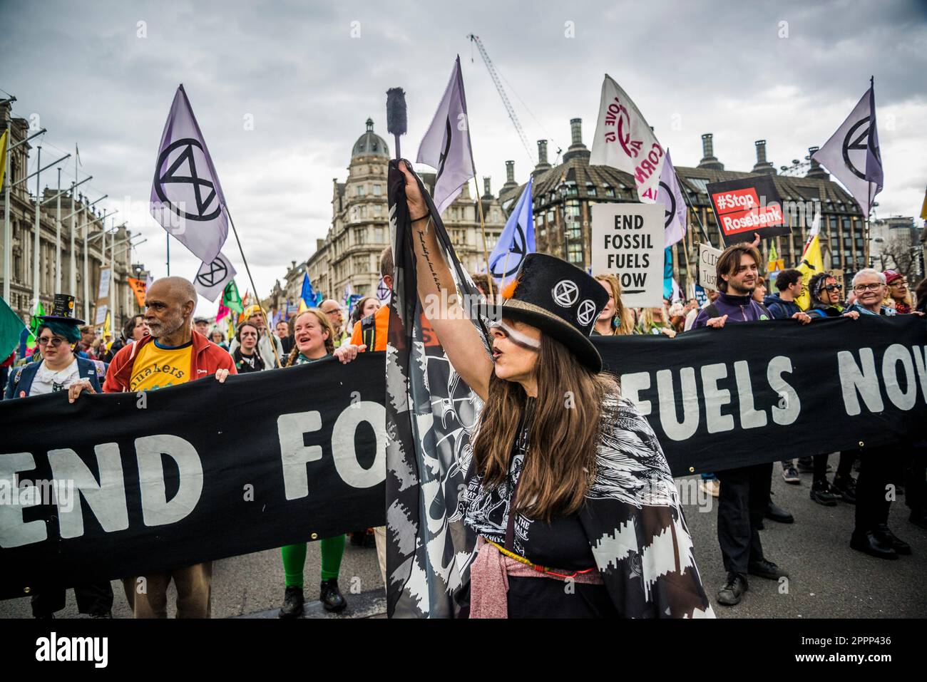 End Fossil Fuels Now, Extinction Rebellion Protest Fighting for Climate ... End Fossil Fuels Now, Extinction Rebellion Protest Fighting for Climate ...