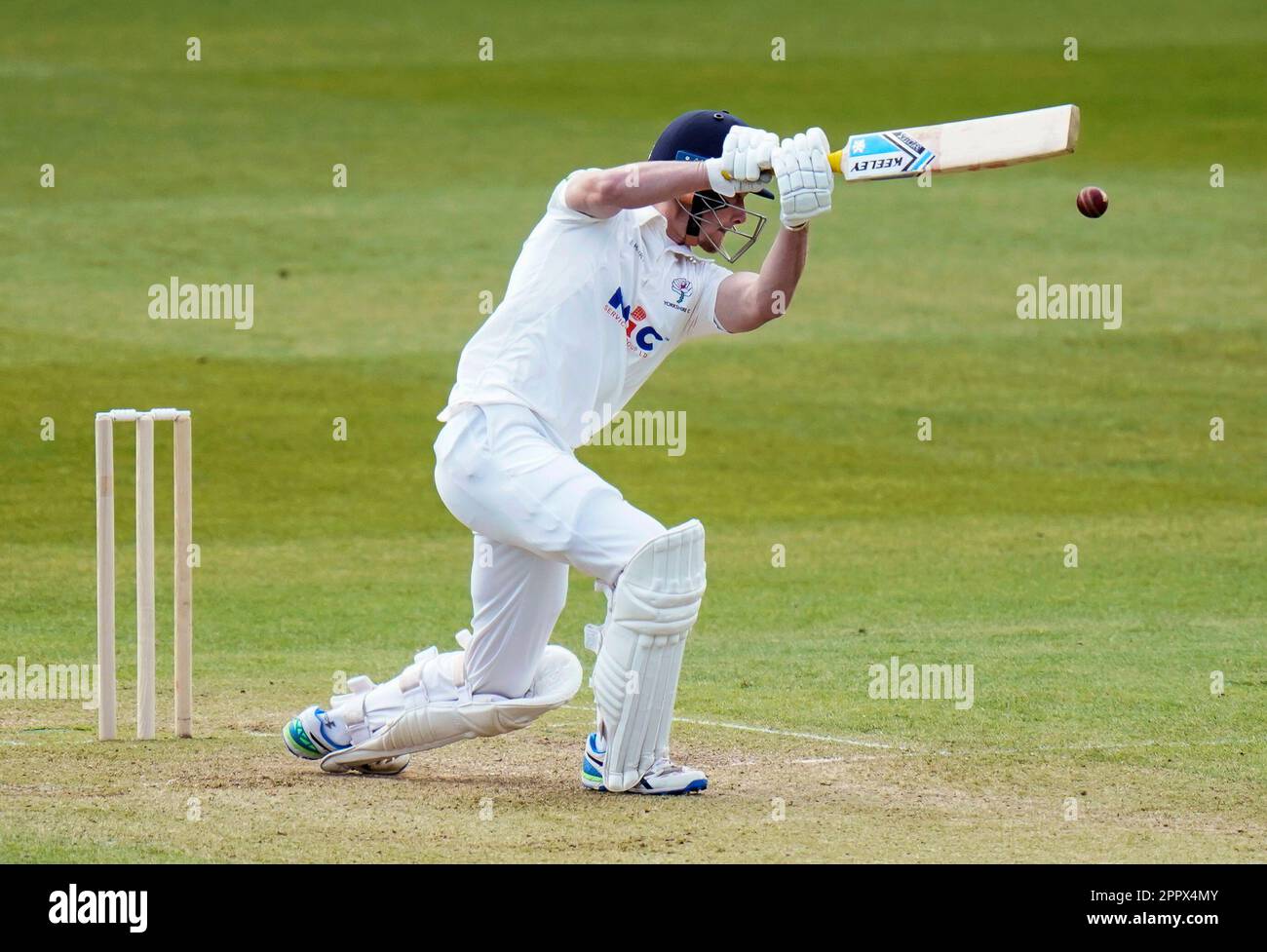 Yorkshires Finlay Bean schlägt am ersten Tag des zweiten Elf ...