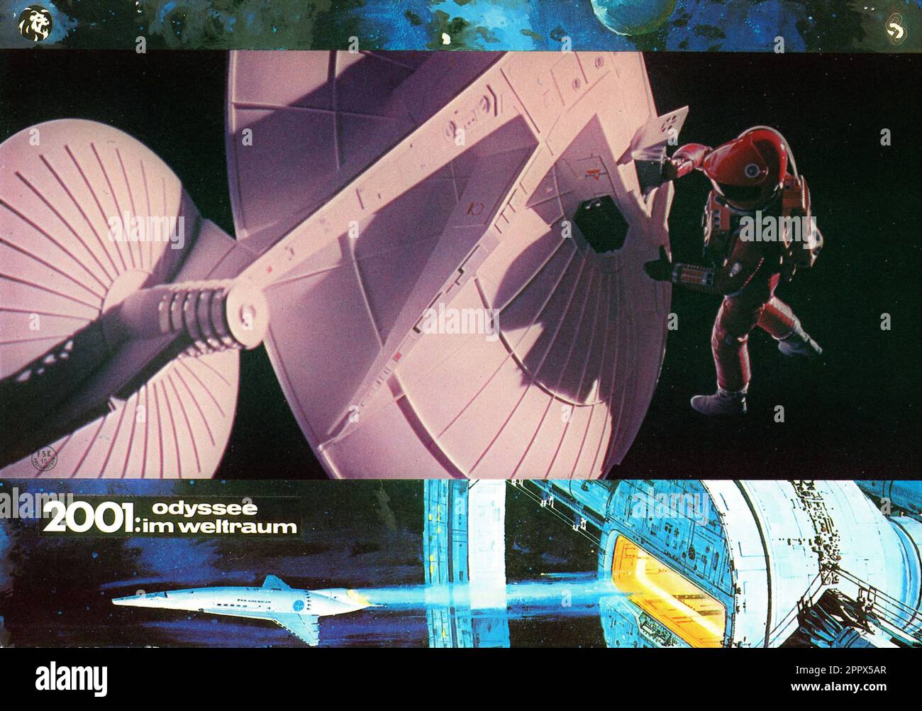 KEIR DULLEA Space Walk in 2001 : A SPACE ODYSSEY / ODYSSEE im WELTRAUM ...