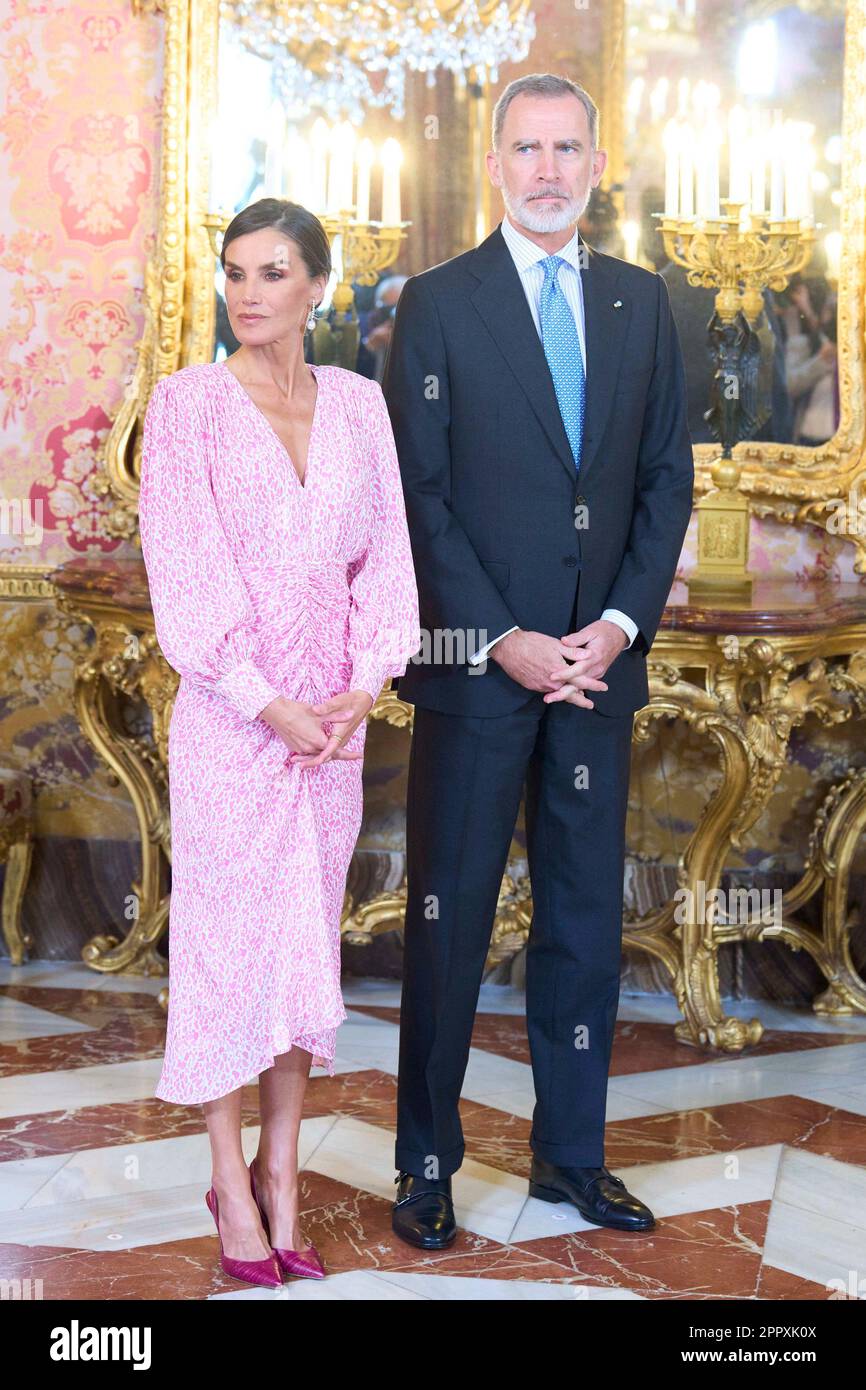 König Felipe VI von Spanien, Königin Letizia von Spanien, nimmt am 25 ...