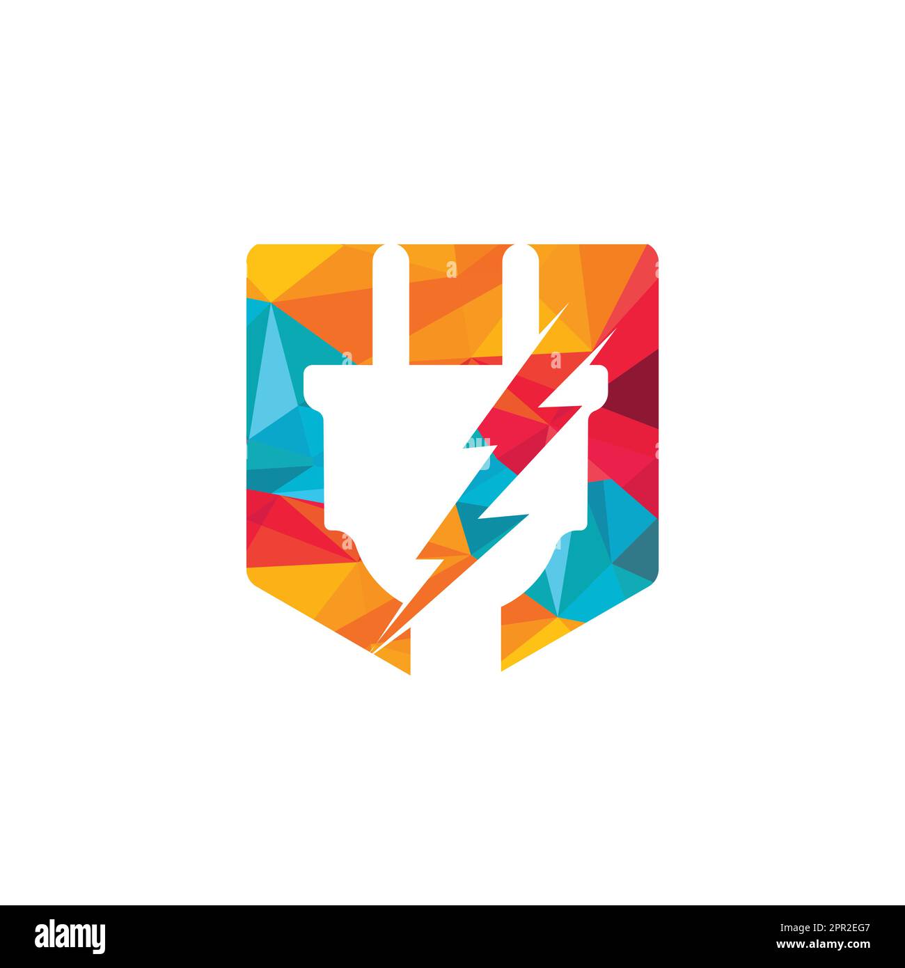 Elektrische Stecker und thunderbolt Vektor Logo Design. Power Energy ...