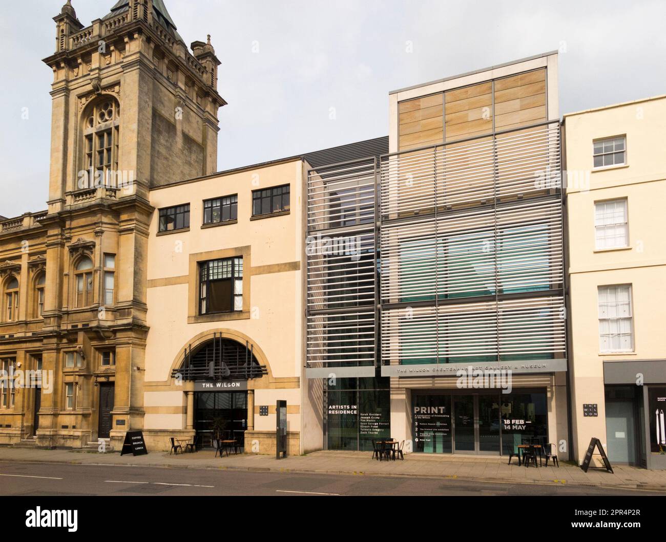 Außenfassade der Wilson Art Gallery and Museum, Cheltenham. UK. Benannt ...