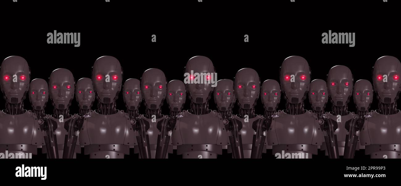 Göttliche KI, superintelligente künstliche Intelligenz, die autonom ...