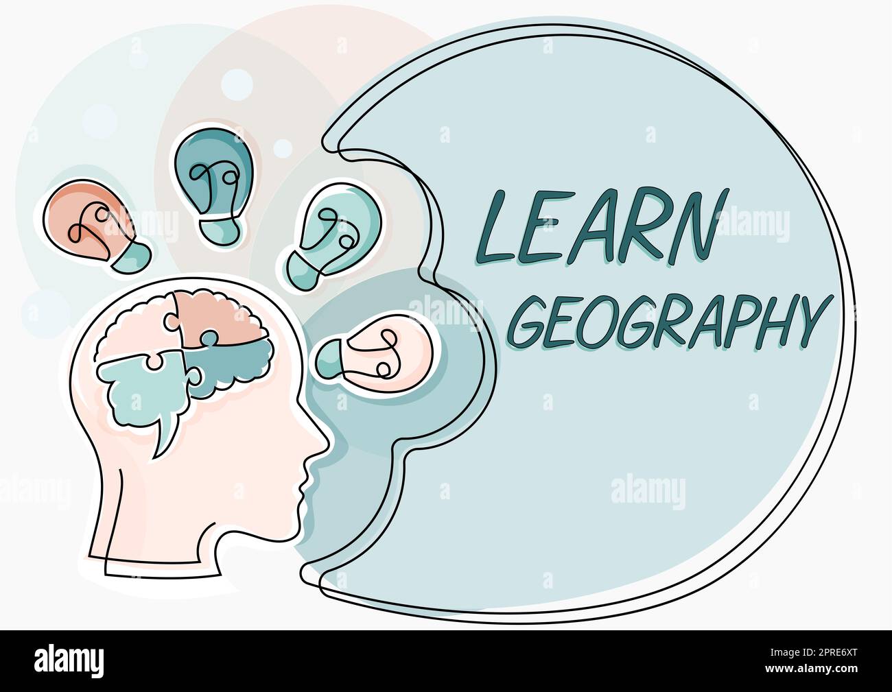 Inspiration zeigt Schild Erfahren Sie Geographystudie der ...