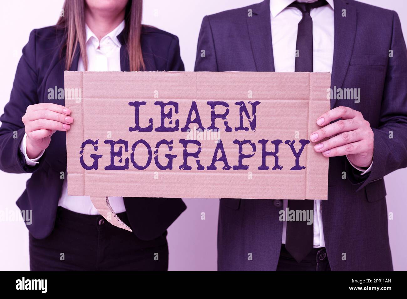 Textzeichen, das die Geografie der physikalischen Merkmale der Erde und ...