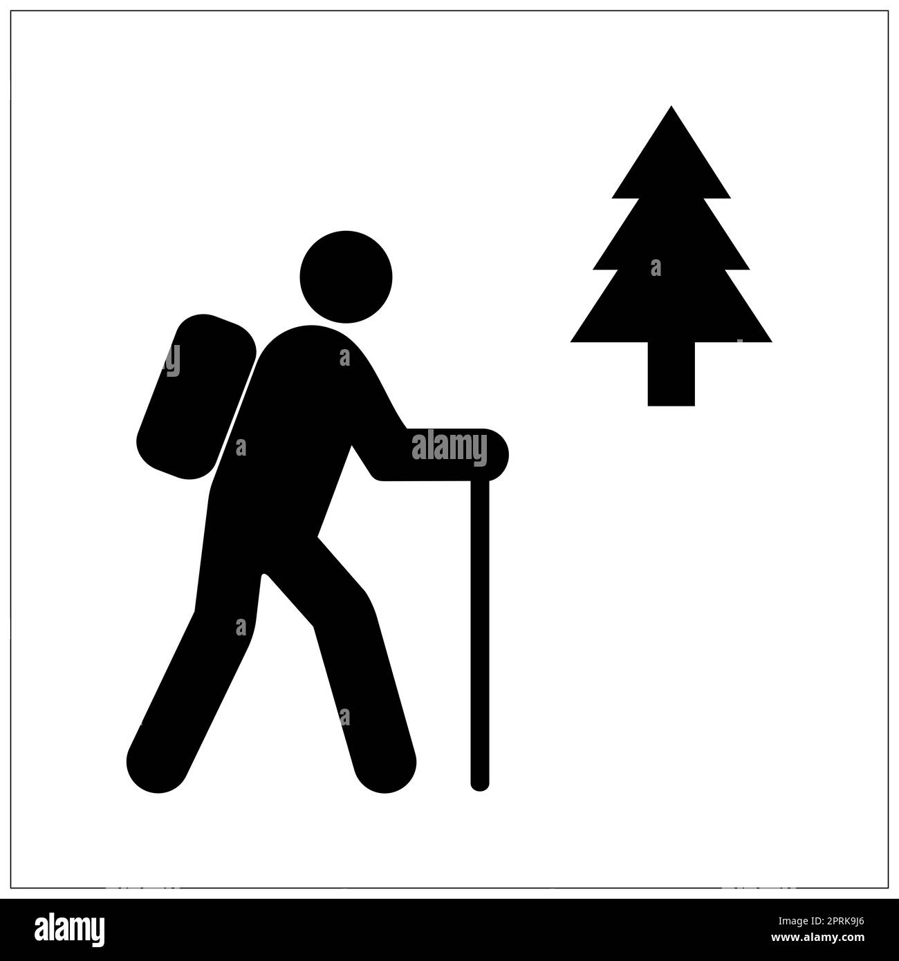 Wanderweg zeichen Ausgeschnittene Stockfotos und -bilder - Alamy