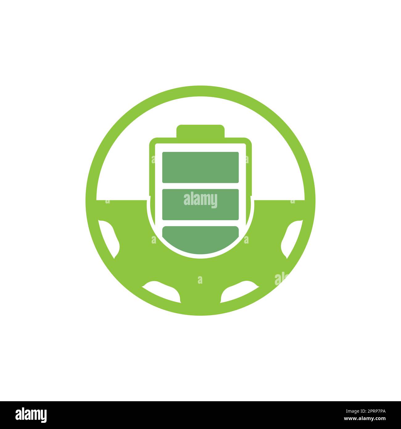 Designkonzept des Logos für industrielle Energie und Leistung ...