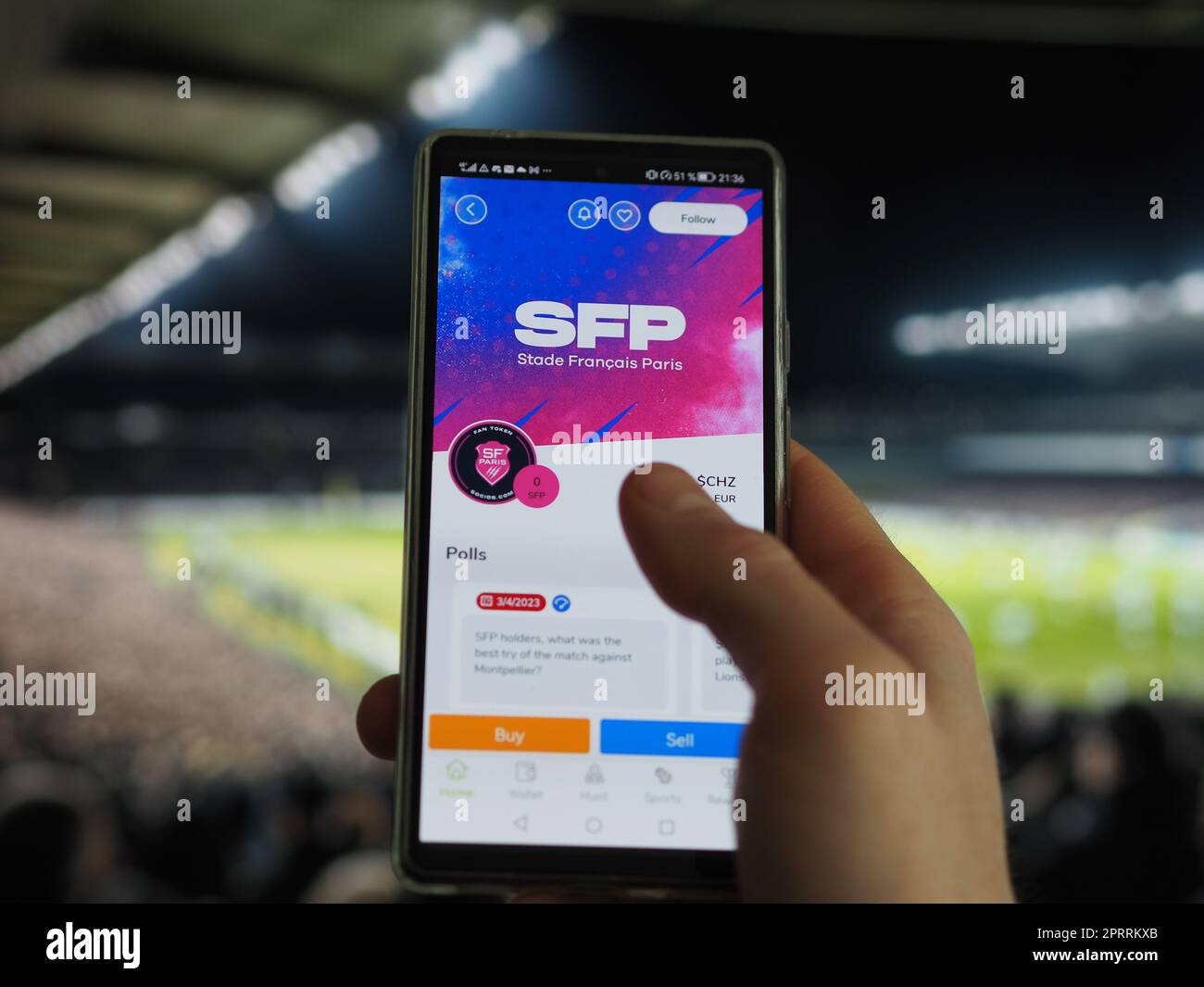 Stade francais paris rugby fan -Fotos und -Bildmaterial in hoher Auflösung – Alamy