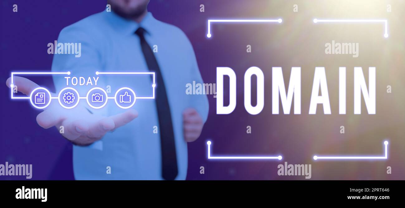 Hand schreiben Zeichen Domäne, Konzept Bedeutung Identifikation ...