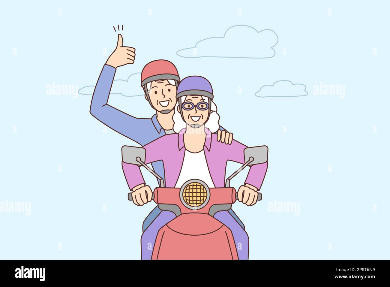 Motorcycle on road biker vector -Fotos und -Bildmaterial in hoher ...