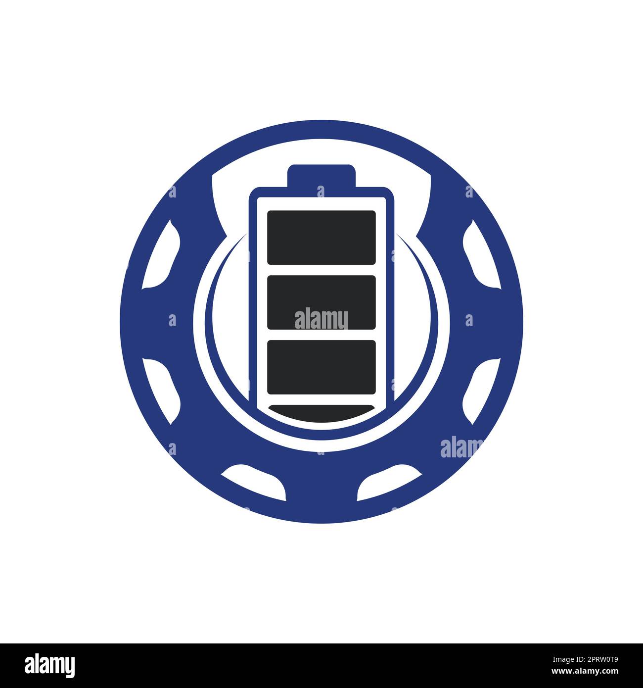 Designkonzept des Logos für industrielle Energie und Leistung ...