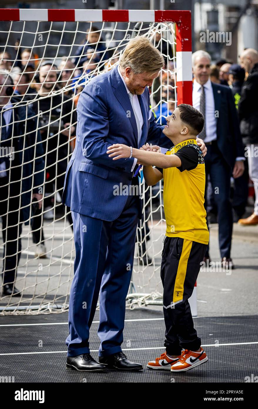 ROTTERDAM - König Willem-Alexander zur Feier des Königstags in ...