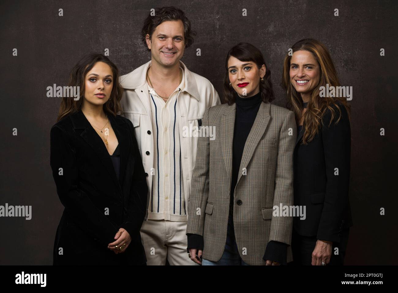 FILE - Alyssa Jirrels, from left, Lizzy Caplan, Joshua Jackson and ...