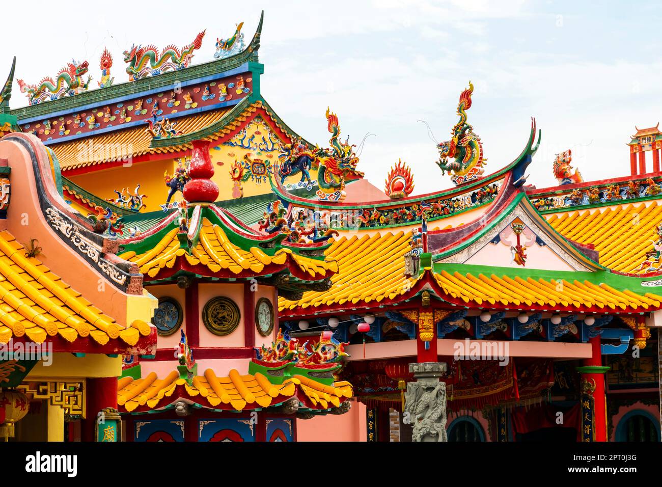Temple Village in Pengerang Johor. Halbinsel Malaysia. Dies ist das ...