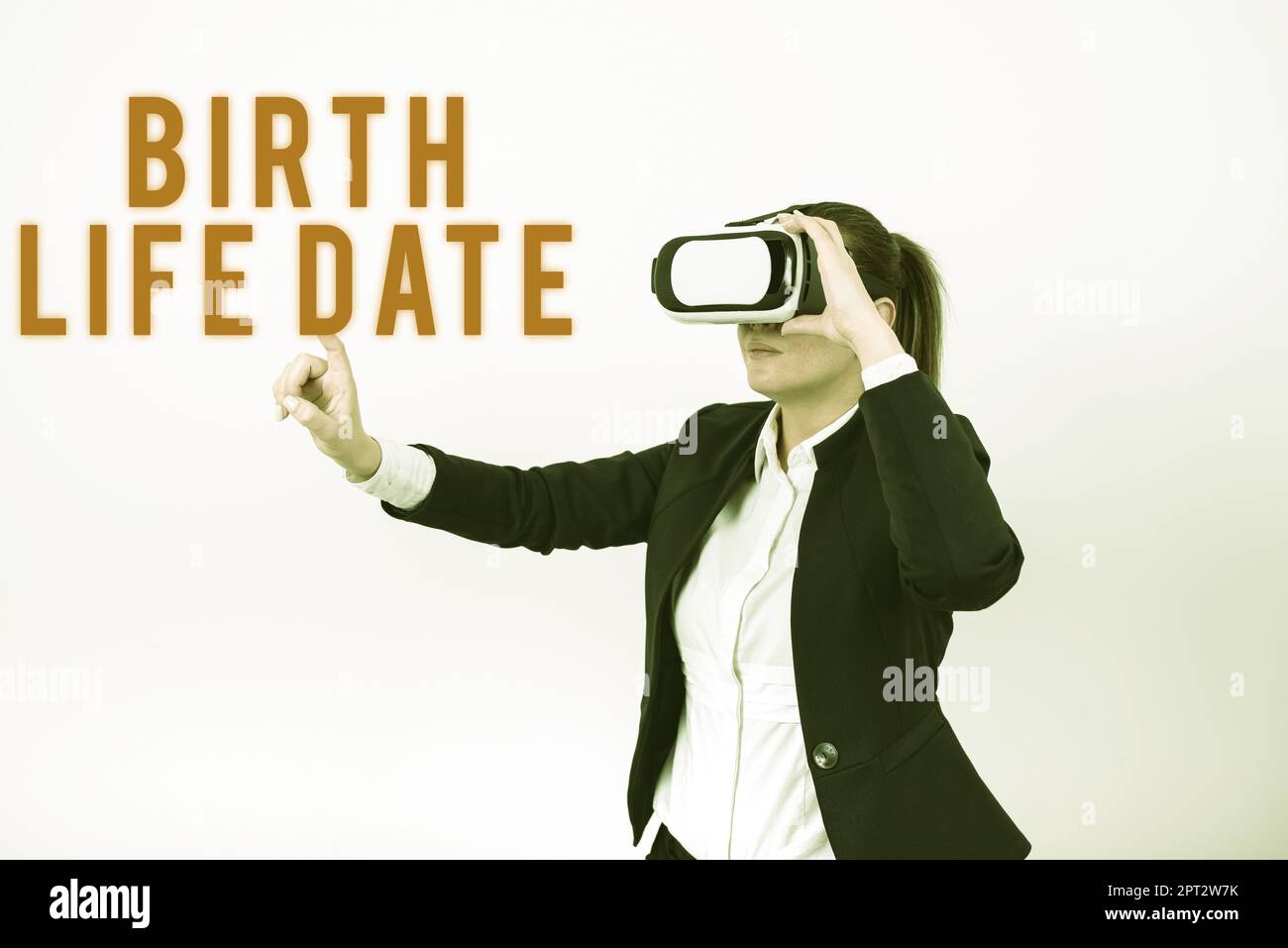 Konzeptionelle Bildunterschrift Geburtsdatum, Wort für Make a movement Machen Sie etwas anderes ...