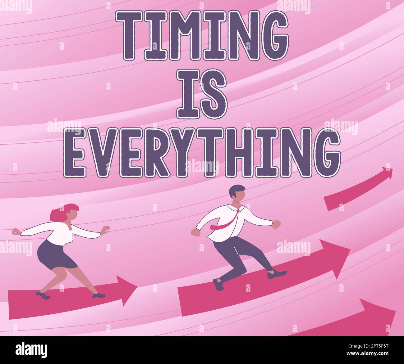 Text handschriftlich Timing ist alles, Word geschrieben zu tun es jetzt ...