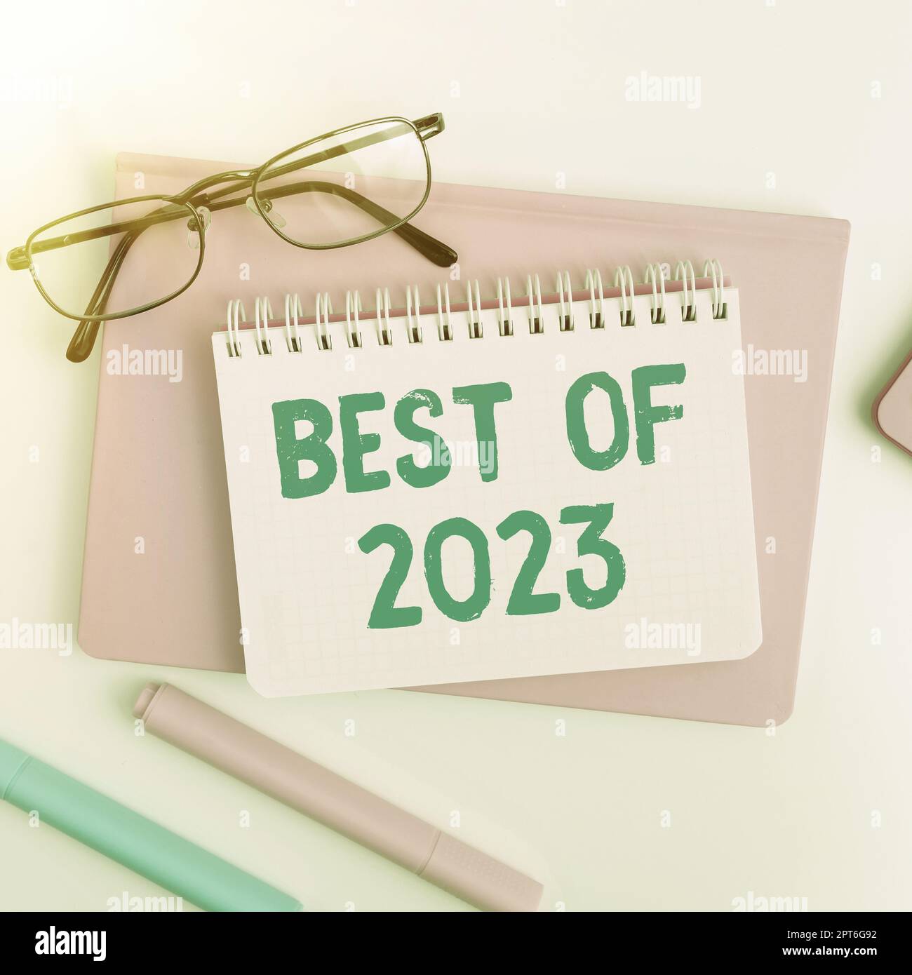 Inspiration zeigt Zeichen Best of 2023, Konzept bedeutet große und ...