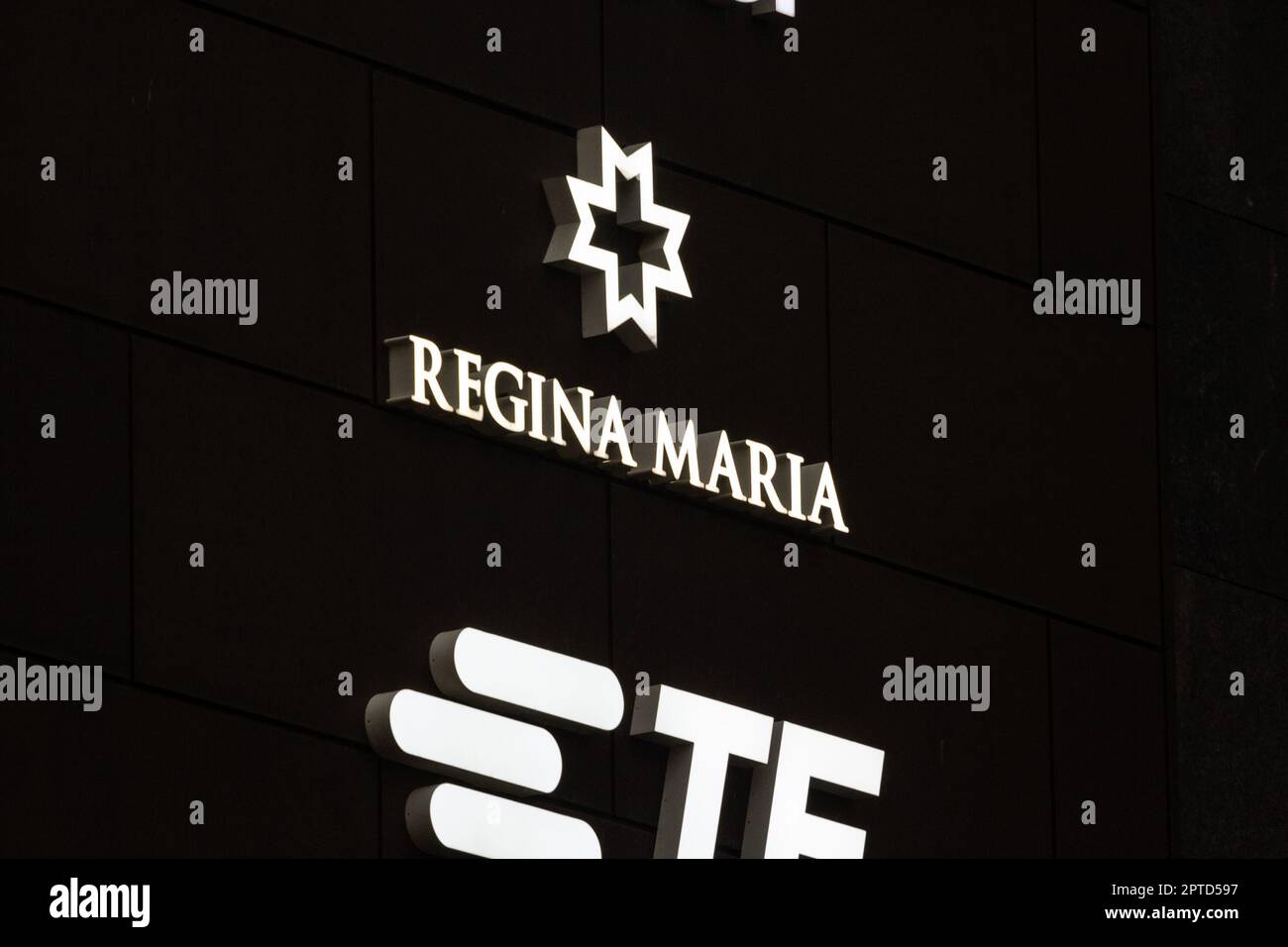 Regina maria logo -Fotos und -Bildmaterial in hoher Auflösung – Alamy