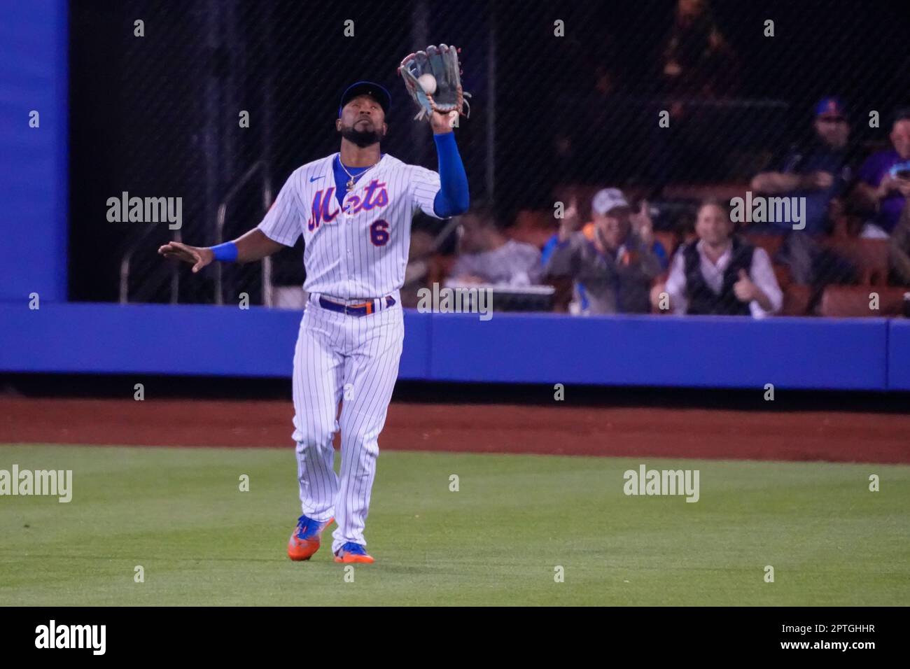 FLUSHING, NY - APRIL 27: New York Mets Right Fielder Starling Marte (6 ...