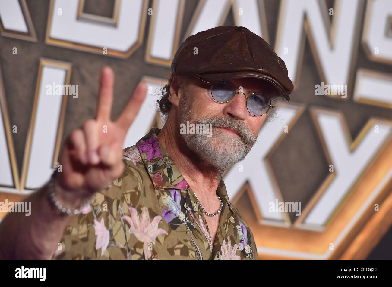 Michael Rooker arrives at the world premiere of "Guardians of the ...