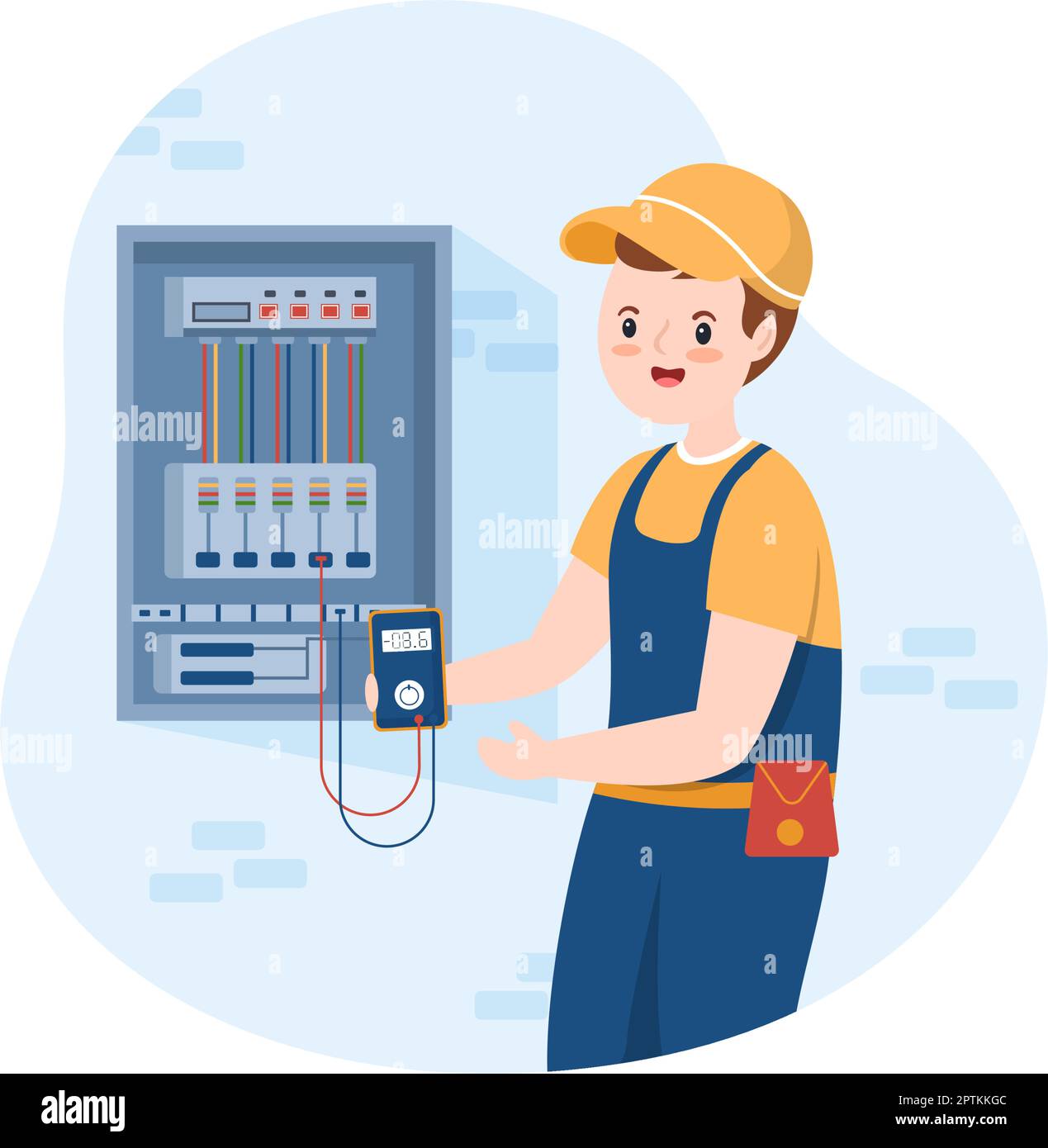 Beleuchtung und Elektrizität Energie Wartung Service Panel Kabinett des ...