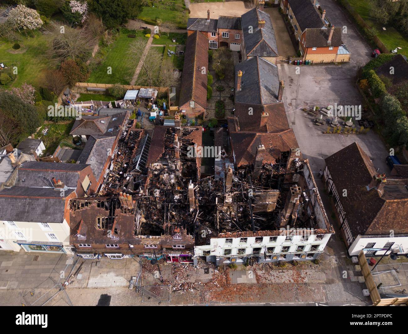 Midhurst, West Sussex, England, 9. April 2023. Ein allgemeiner Blick ...