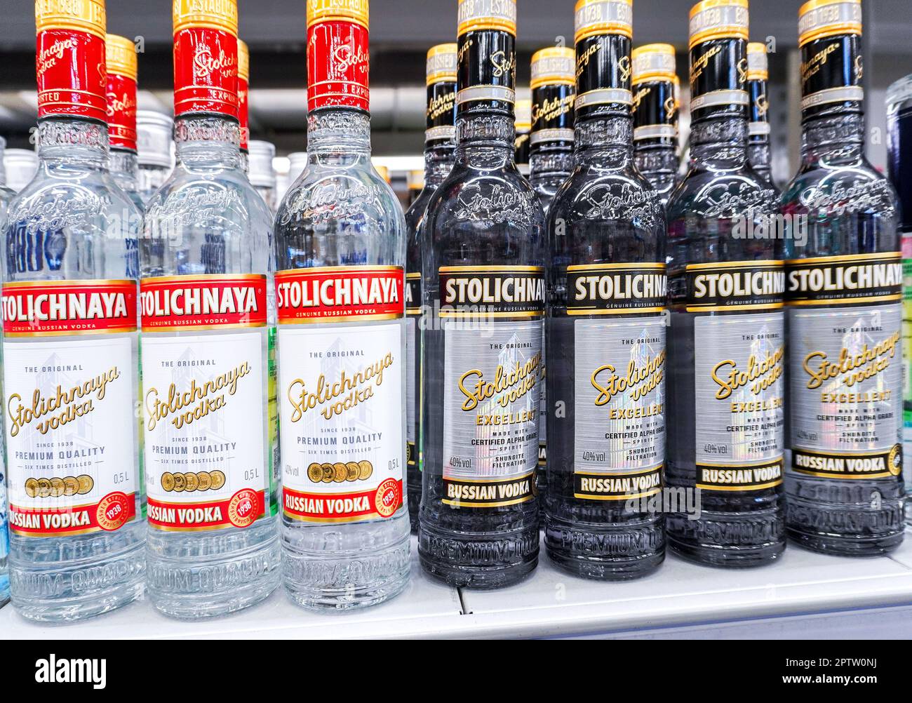 Edler russischer wodka -Fotos und -Bildmaterial in hoher Auflösung – Alamy