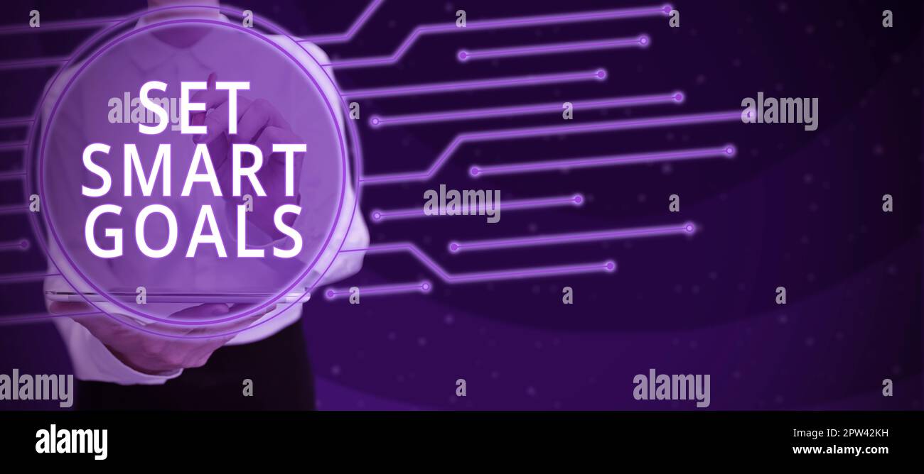 Konzeptunterschrift Smart Goals setzen, Unternehmensübersicht ... Konzeptunterschrift Smart Goals setzen, Unternehmensübersicht ...